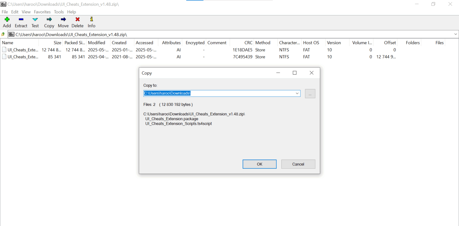 UI Cheats Sims 4 Extension v1.50 (Updated 2025)